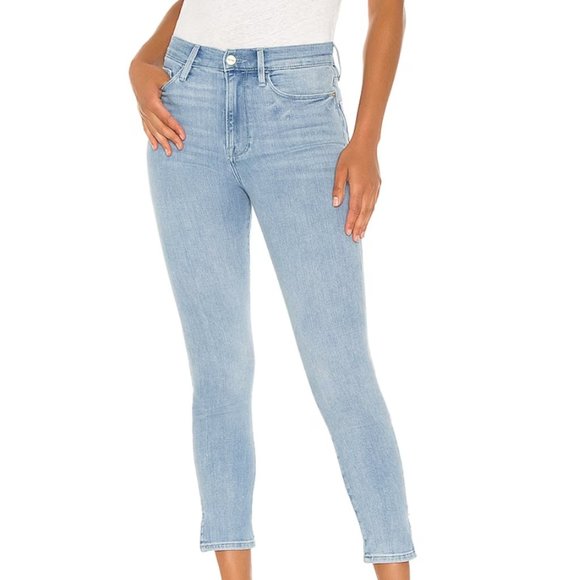 Frame Denim | Jeans | Frame Ali High Rise Cigarette Slit Rivet Jean In ...